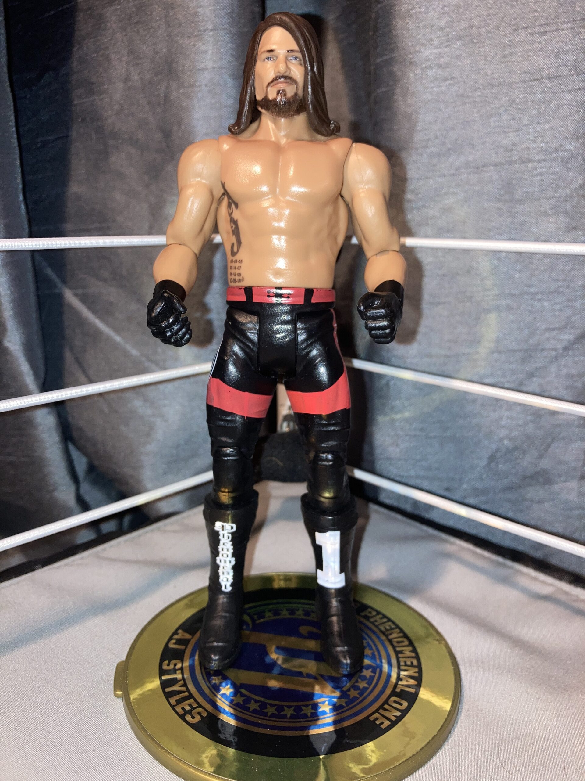 AJ Styles - Championship Showdown 4 with Championship Side Plate - WrestleStuff.com