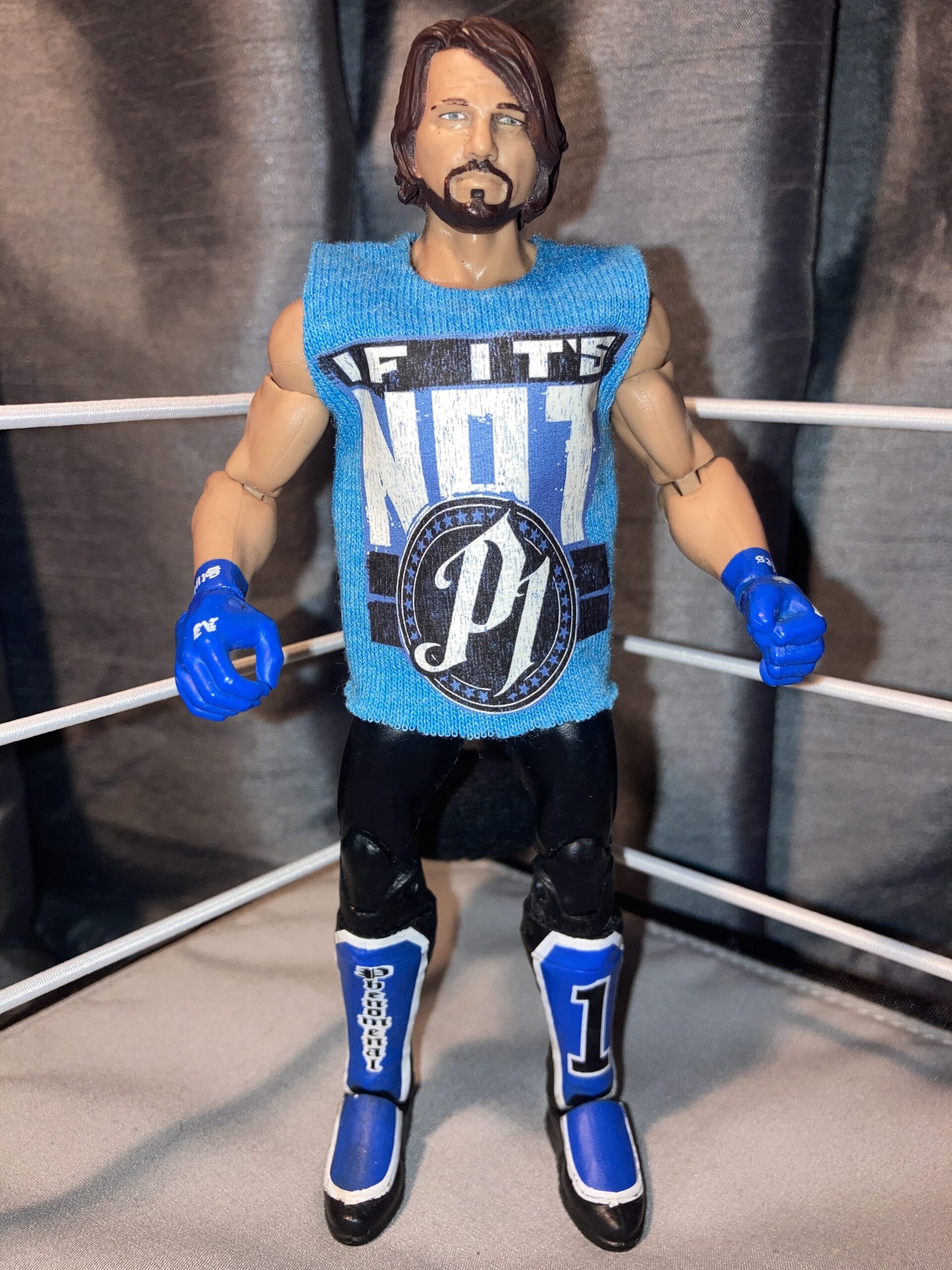AJ Styles - Elite 47 With Custom Shirt - WrestleStuff.com