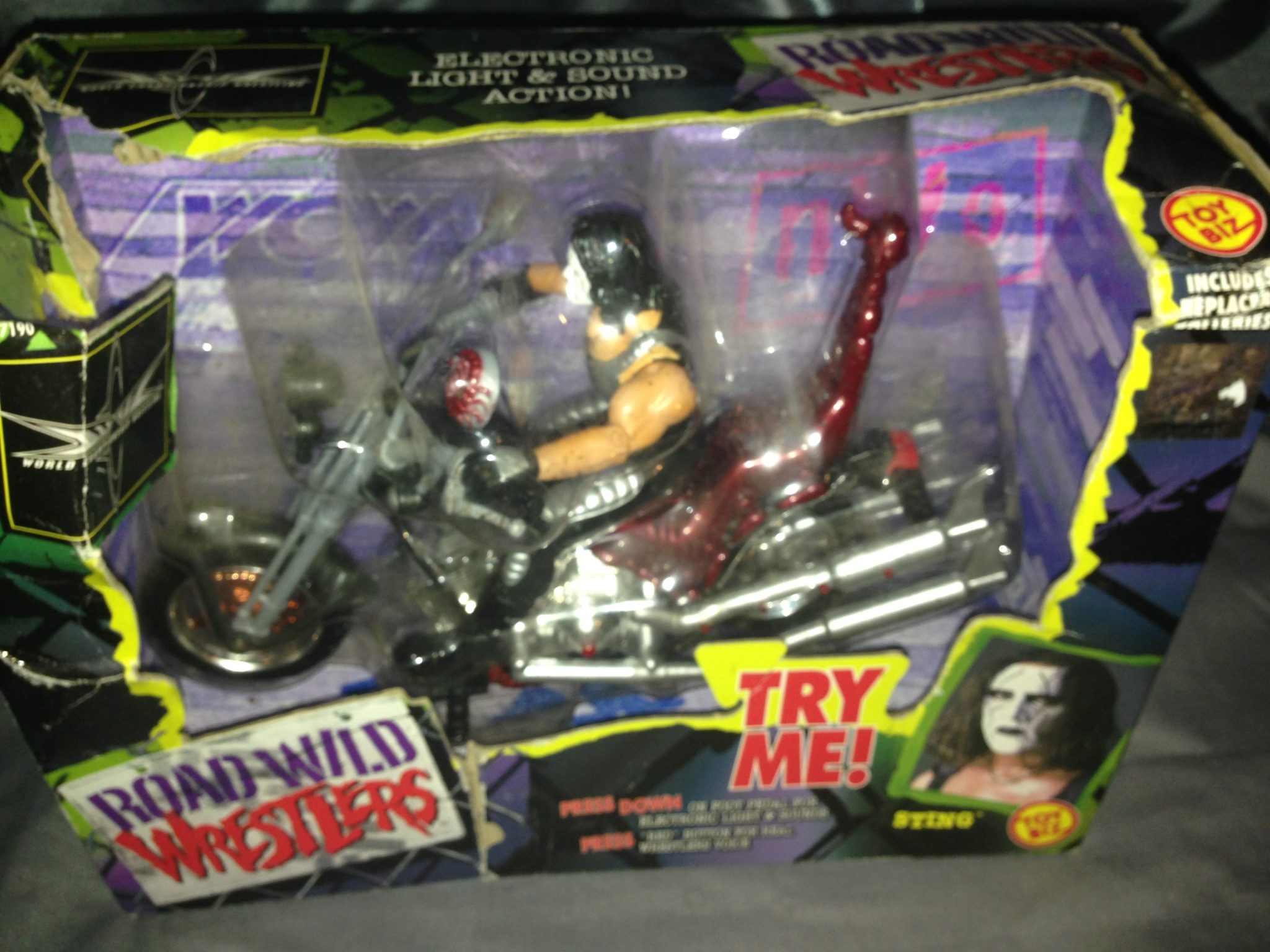 Sting - Road Wild Wrestlers MOC - WrestleStuff.com